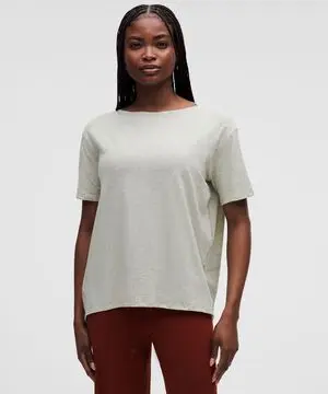 Lululemon Organic Cotton T-shirt - Heathered Meadow Haze
