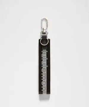 Lululemon Never Lost Keychain Black/white
