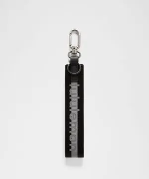 Lululemon Never Lost Keychain - Black/white/silver