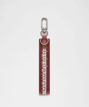 Lululemon Never Lost Keychain Rockwood/red Clay