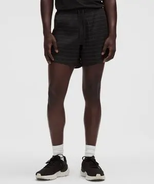 Lululemon Mile Maker Reflective Linerless Short 6 - Black