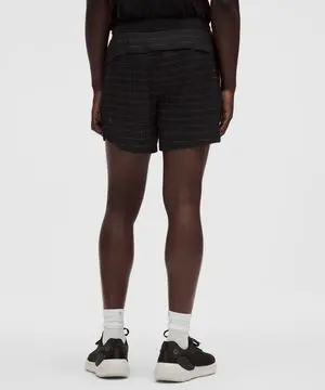 Lululemon Mile Maker Reflective Linerless Short 6 - Black