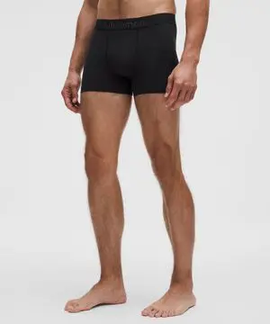 Lululemon Soft Stretch Active Boxer Brief 3 - Black/black/black