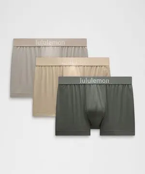 Lululemon Soft Stretch Active Boxer Brief 3" Palm Deco
