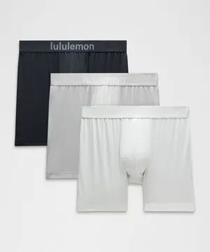 Lululemon Soft Stretch Active Boxer Brief 5 - True Navy/silver Drop/vapor