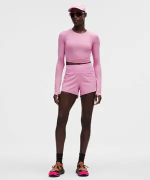 Lululemon Lululemon Speed Up High-Rise 4" Short Pink Frosting