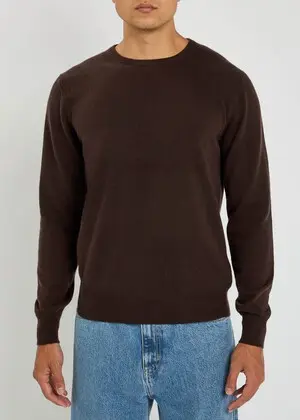 ALLUDE Cashmere Sweatshirt - Brown