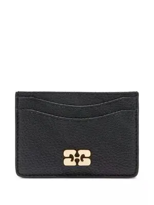 GANNI Bou Logo Card Holder - Black