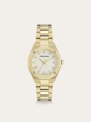 FERRAGAMO Edge 34mm Bracelet Watch - White