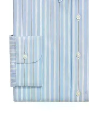 Brooks Brothers Pinpoint Striped Shirt - Blue