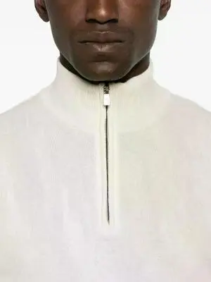 Corneliani Half-zip Cashmere Sweater