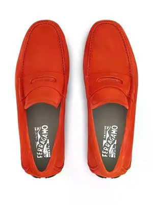 FERRAGAMO Suede Leather Loafers