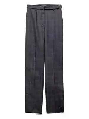 Prada Pleated Belted Trousers