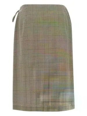 Marni Pleated Wrap Skirt