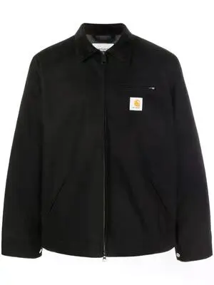 Carhartt Work In Progress Detroit Logo-patch Jacket - Black