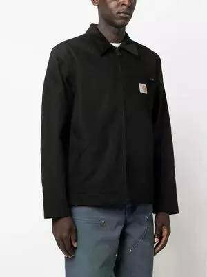 Carhartt Work In Progress Detroit Logo-patch Jacket - Black