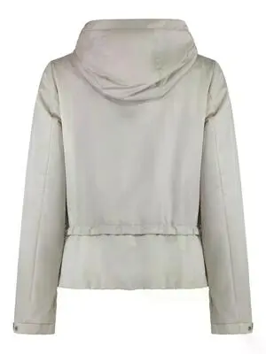 MOORER Burano Hooded Drawstring-waist Jacket - Grey