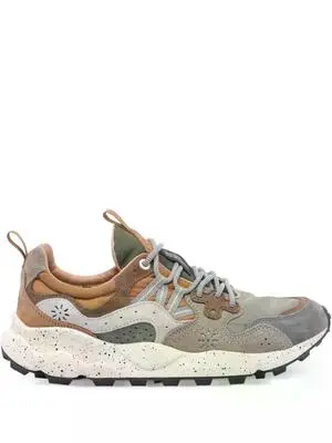 FLOWER MOUNTAIN Yamano 3 Leather Suede Sneakers
