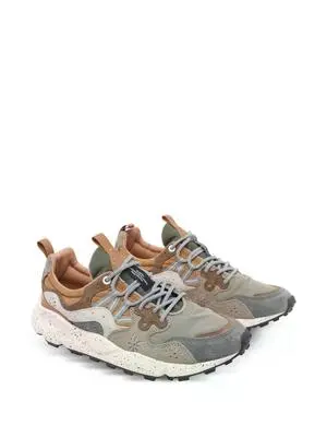 FLOWER MOUNTAIN Yamano 3 Leather Suede Sneakers