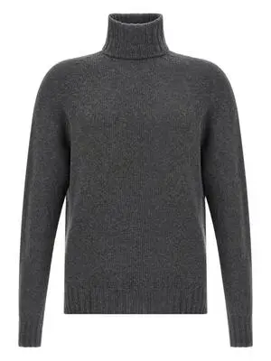 MA'RY'YA High-neck Sweater - Grey
