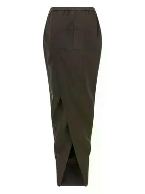 Rick Owens Crossover Elastic-waistband Skirt