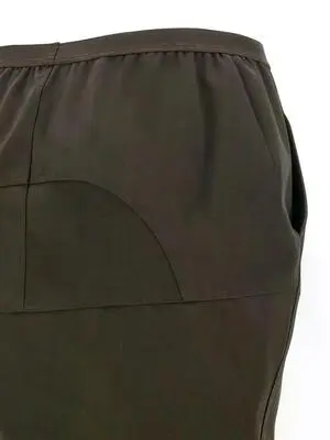 Rick Owens Crossover Elastic-waistband Skirt