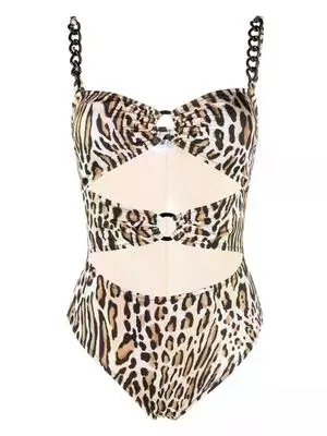 Moschino Sea Clothing One-piece Swimsuit - Neutrals