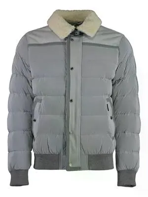 MOORER Shearling-collar Down Jacket