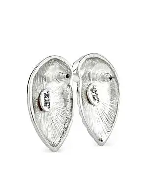 KENNETH JAY LANE Seashell Earrings - Silver