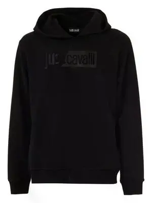 Just Cavalli Ribbed Sweatshirts Hoodies For Men