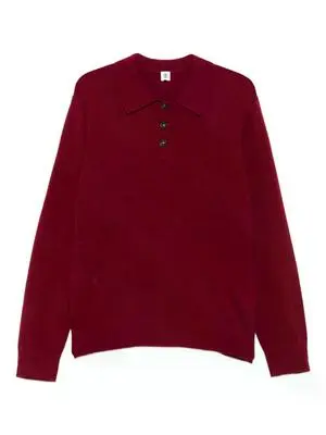 THE GARMENT Como Button-fastening Polo Top - Red