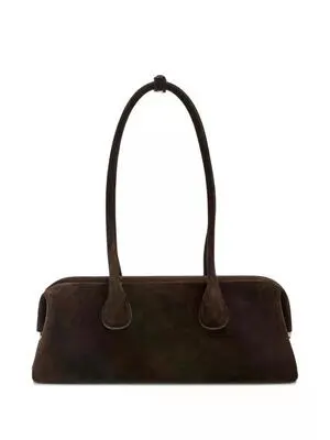 OSOI Suede Top-handle Shoulder Bag - Brown