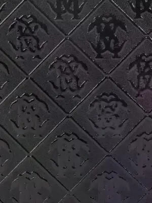 Roberto Cavalli Monogram-embossed Bi-fold Wallet