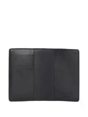 Roberto Cavalli Mirror Snake Monogram-embossed Leather Wallet
