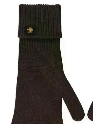 MOORER Ribbed Cuff Gloves