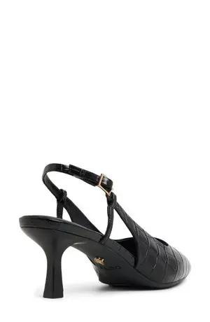 Aldo Adan Pointed Toe Slingback Pump - Black