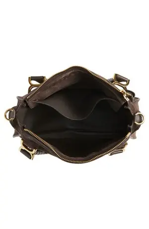 Chloé Medium Marcie Suede Satchel - Kohl Brown