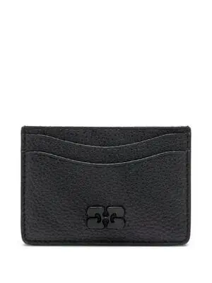 GANNI Bou Logo Card Holder - Black