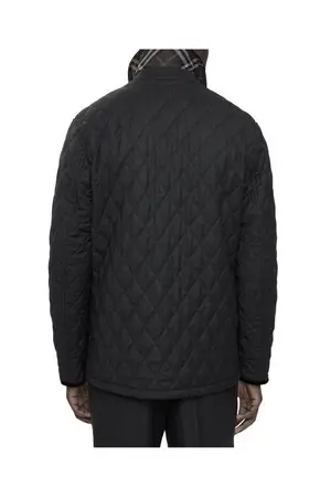 Burberry Quilted Wool Barn Jacket
