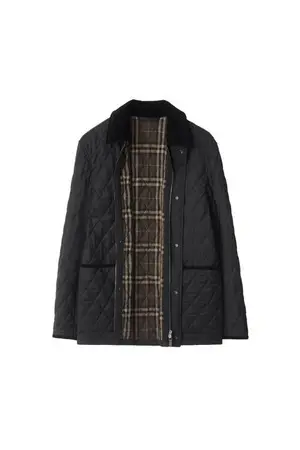 Burberry Quilted Wool Barn Jacket