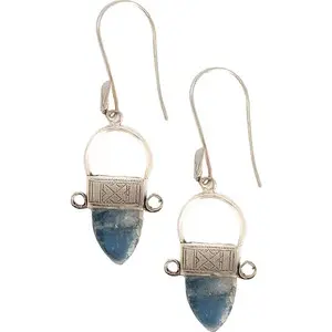 KAPOETA BY AMBICA Tuareg Kyanite Earrings - Silver