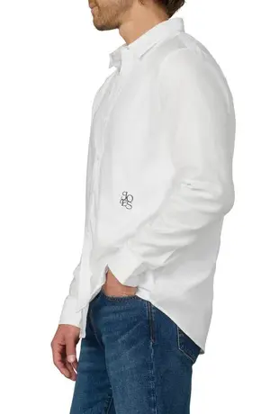 Joe's Jeans The Grant Monogram Button-up Shirt - Optic White
