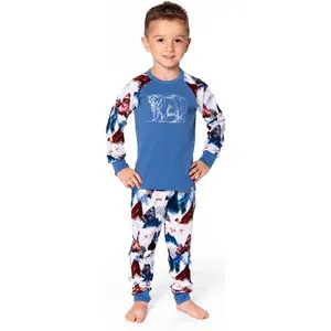DEUX PAR DEUX Two-piece Organic Cotton Pajama Set - White Bear Print
