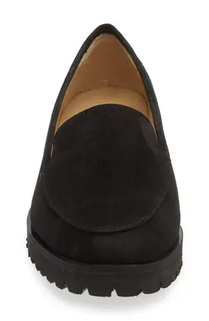 ANDREA CARRANO Carro Loafers - Black Suede