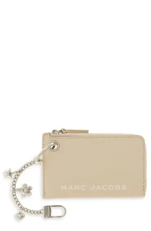 Marc Jacobs The Charm Top Zip Wallet - Cloud White