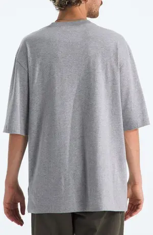 The North Face Essential Oversize Cotton T-shirt - Tnf Pale Grey Heather