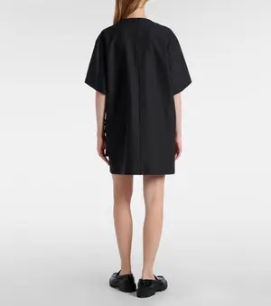 Plan C Sequined Wool-blend Minidress