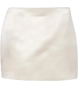 LISA YANG Silk Miniskirt - White