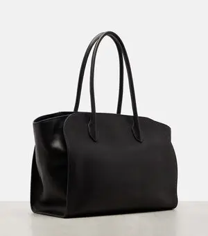 THE ROW Marlo Leather Tote Bag - Black