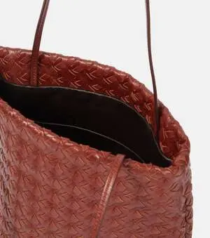 THE ROW Lilou Woven Leather Shoulder Bag